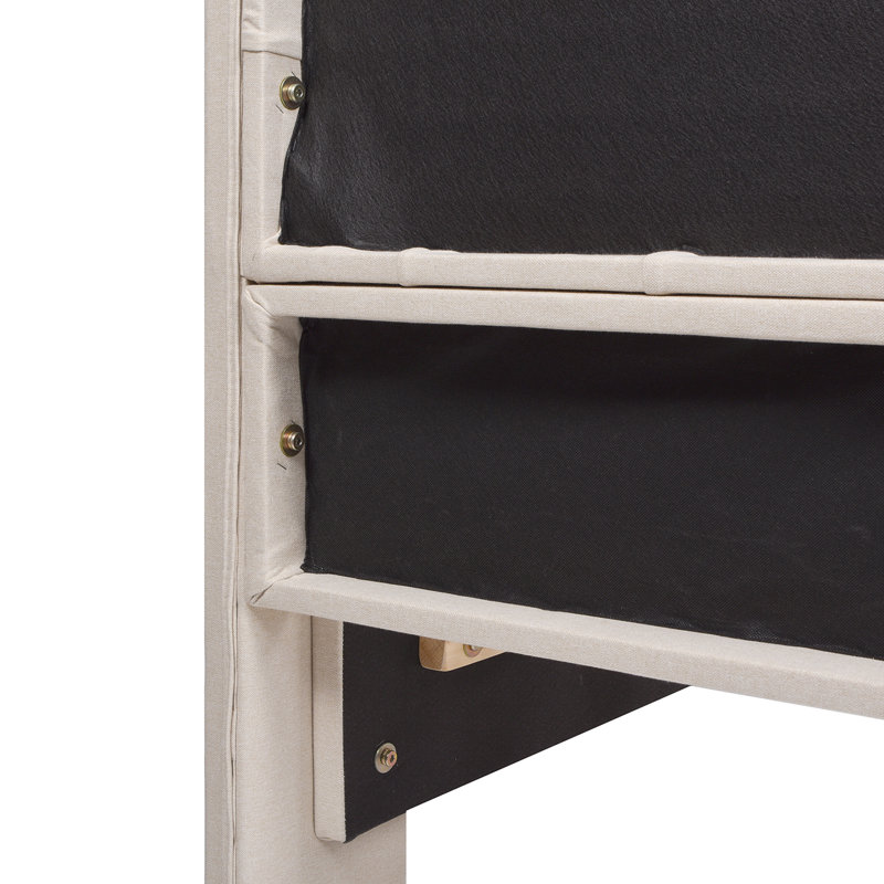 Lark Manor Aquilera Upholstered Wingback Bed Wayfair